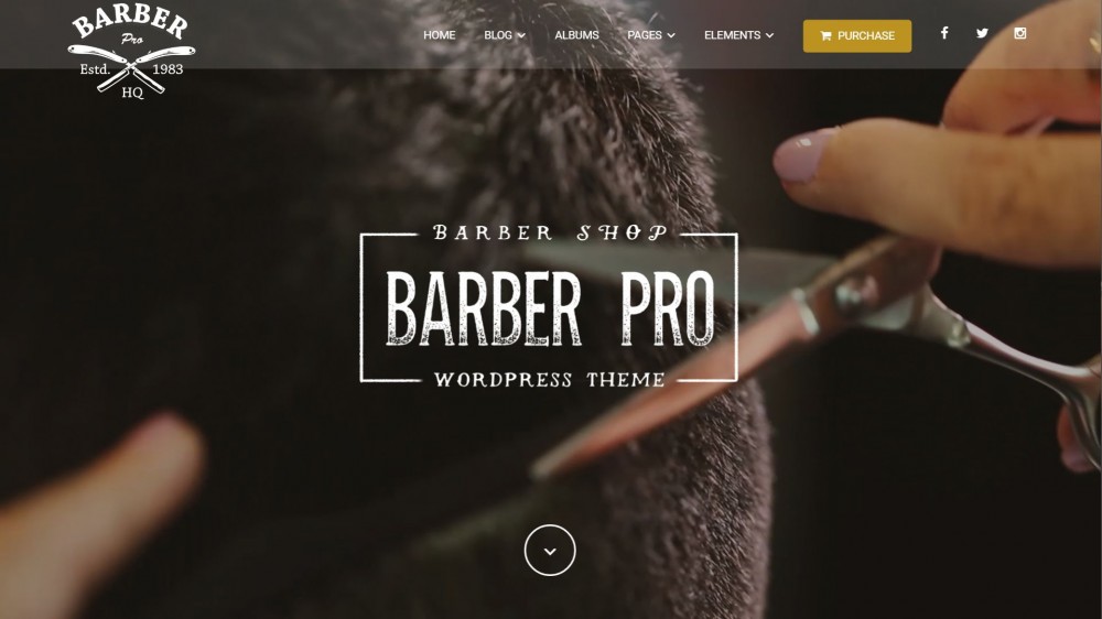 25+ The Most Stylish Barber Shop WordPress Themes