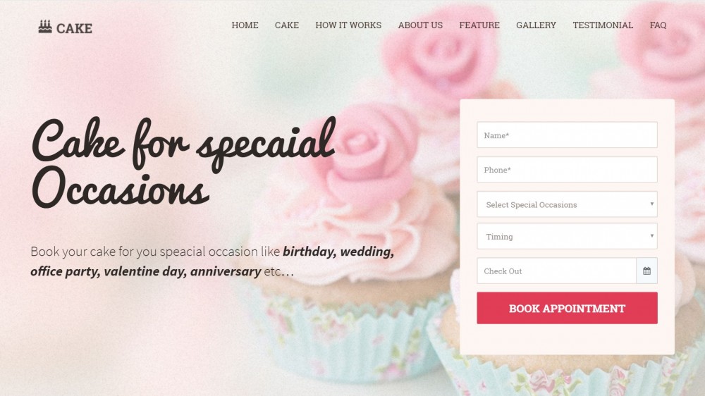 25+ Fabulous WordPress Themes for Cake Shops